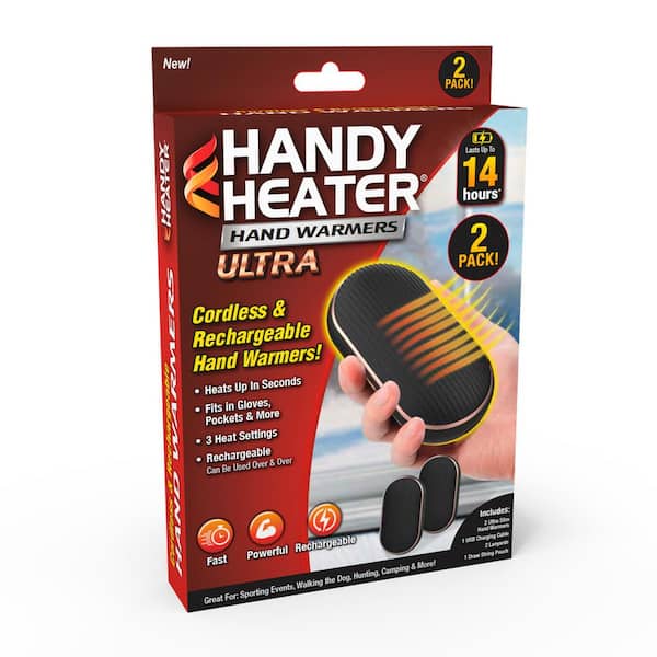 HANDY HEATER 12.5-Watt Electric Personal Hand Warming Fan Forced Air ...
