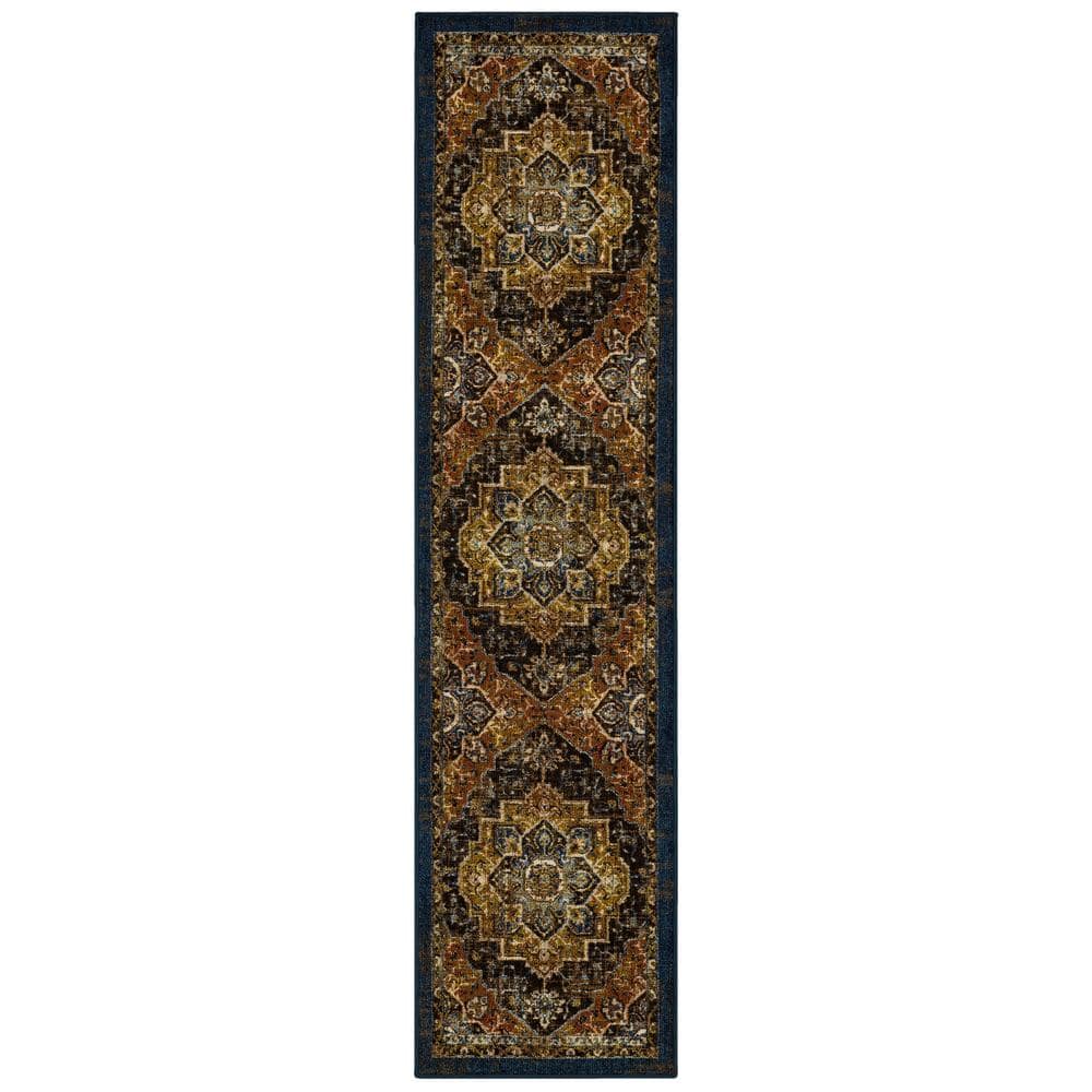Mohawk Home Remee Brown 2 ft. x 8 ft. Runner Rug 820428 - The Home Depot