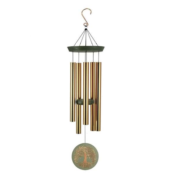 36 in. Aluminum Wind Chime with Tree of Life Engraving HP7FFLFSW8 - The ...