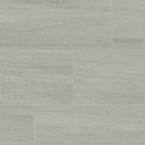 Marazzi Stonehollow Smoky Taupe 12 in. x 24 in. Glazed Porcelain Floor ...