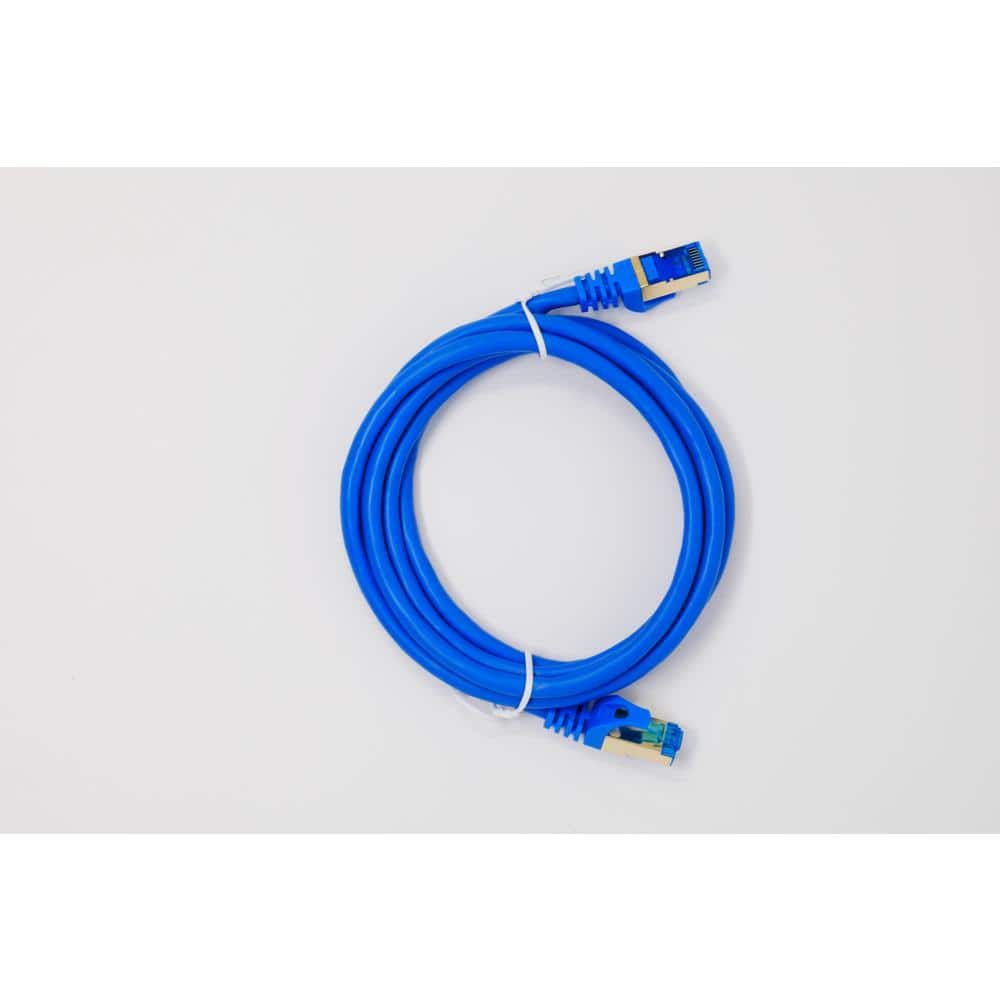 QualGear 6 ft. CAT 7 Round High-Speed Ethernet Cable - Blue QG-CAT7R ...