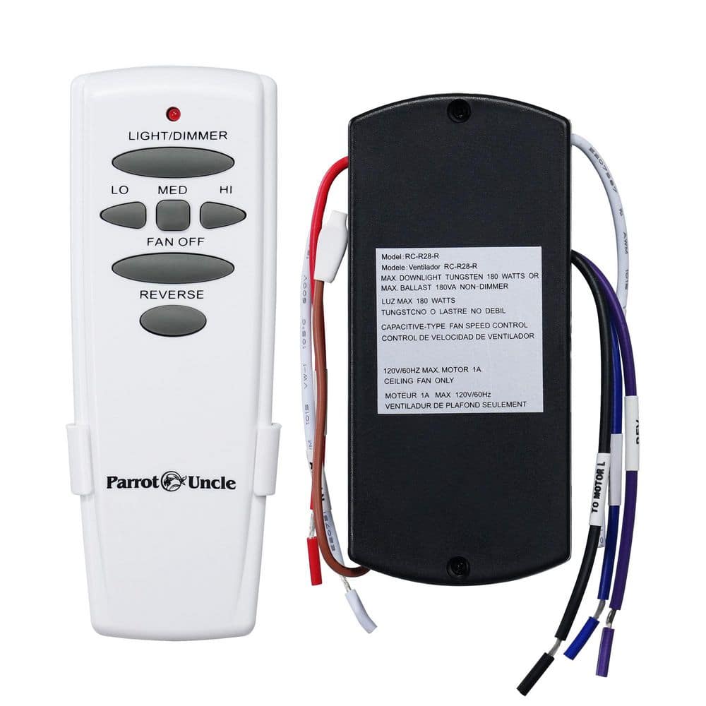 Parrot Uncle 3 Speed White Hand-held Remote Control with Receiver and ...