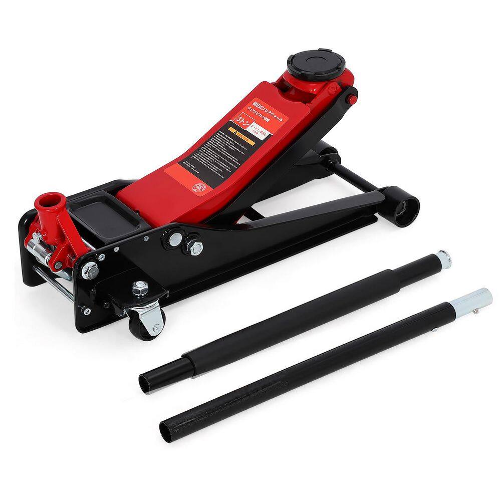 4 Ton Hydraulic Low Profile Floor Jack with Dual Piston Quick Lift Pump ...
