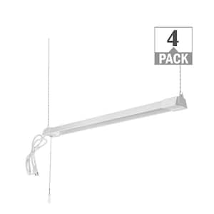 Commercial Electric 42 in. Workbench Garage Integrated LED Shop Light ...