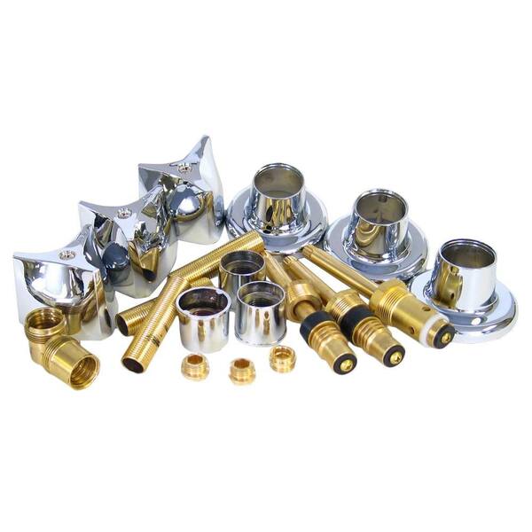 KISSLER and CO 3-Handle Shower Valve Rebuild Kit for Crane Tub/Shower ...