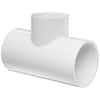 2 in. Schedule 40 PVC Pipe Slip x Slip x Slip Tee Fitting (35-Pack) 401 ...