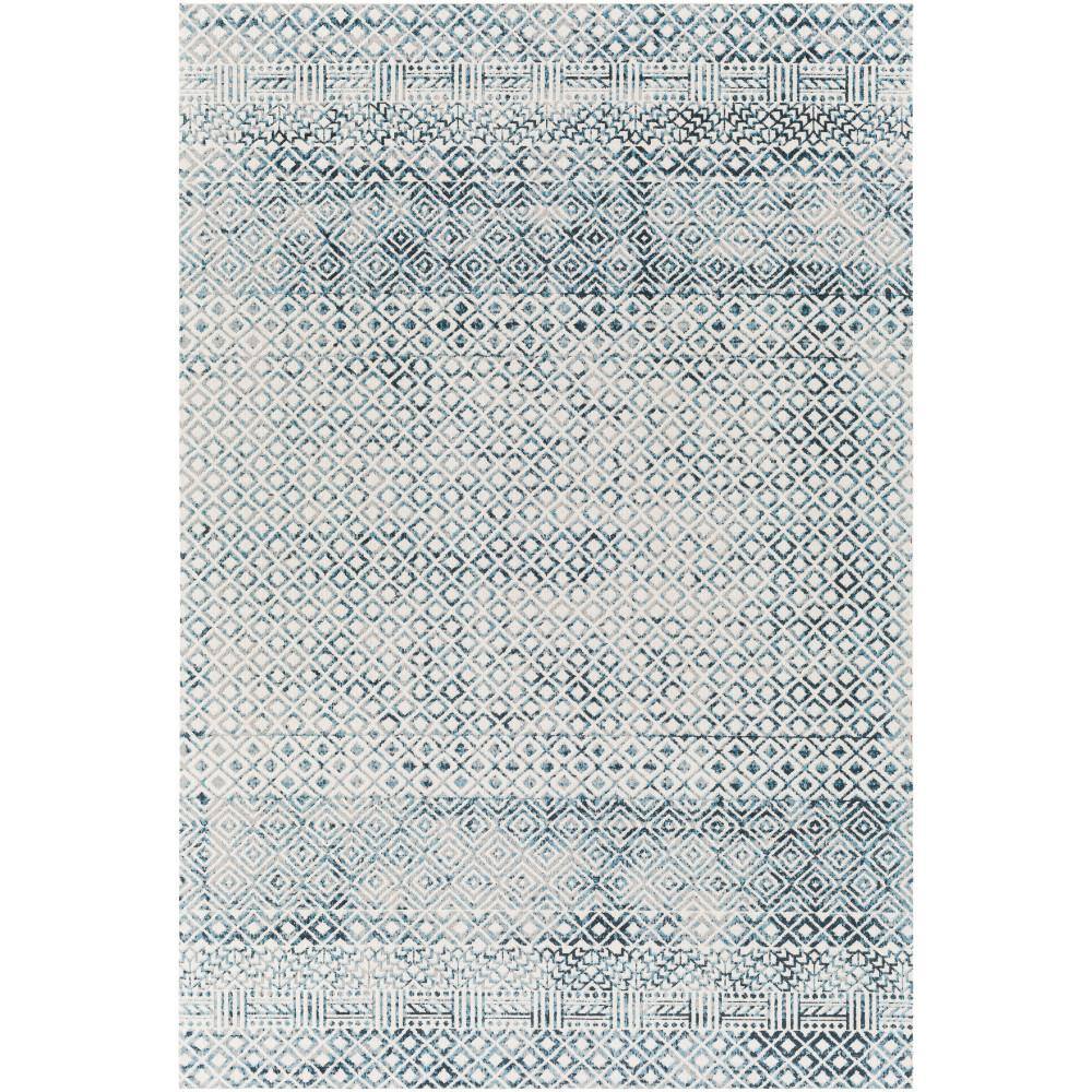 Livabliss Nida Denim 8 ft. x 10 ft. Indoor Machine-Washable Area Rug ...