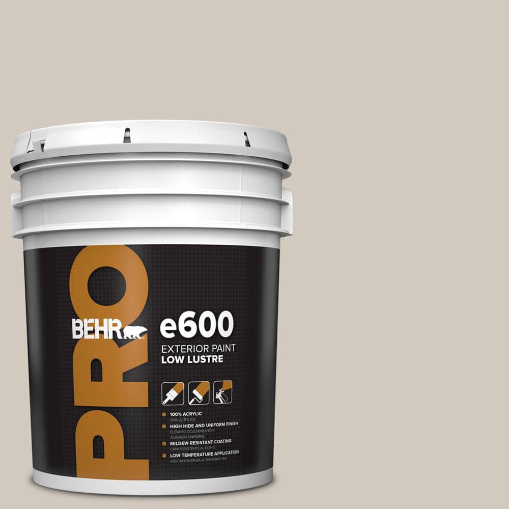 BEHR PRO 5 gal. #PPF-21 Porch Swing Beige Low Luster Exterior Paint ...
