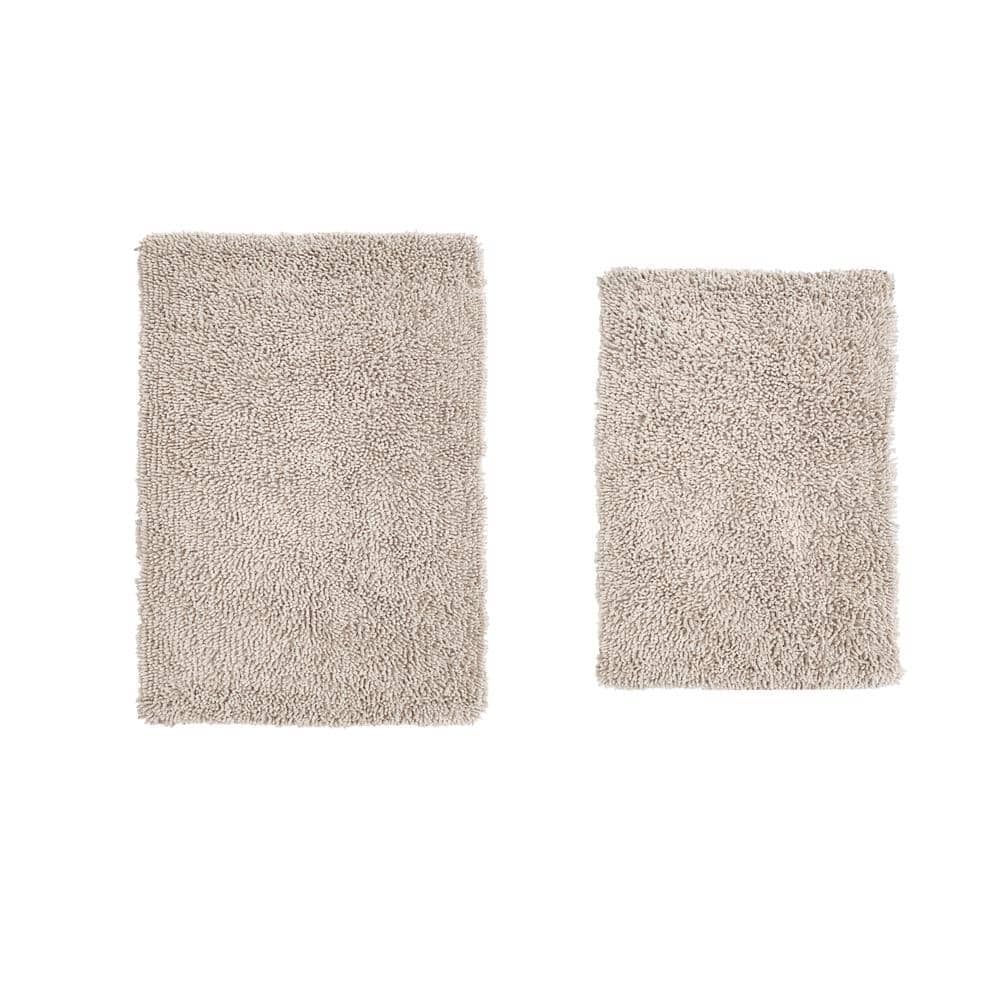 HOME WEAVERS INC Fantasia Bath Rug 100% Cotton Bath Rug Set, Machine ...