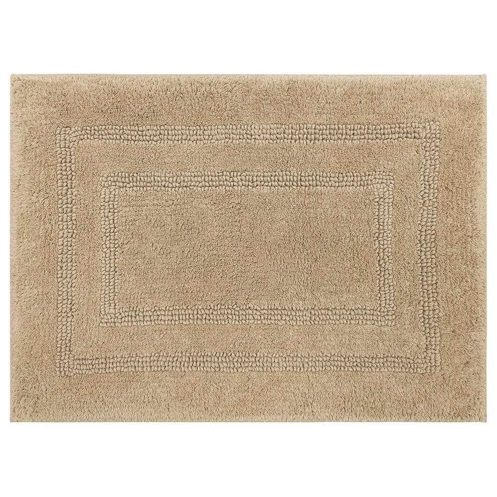 Mohawk Home Cotton Reversible Taupe 27 in. x 45 in. Tan Cotton Machine ...