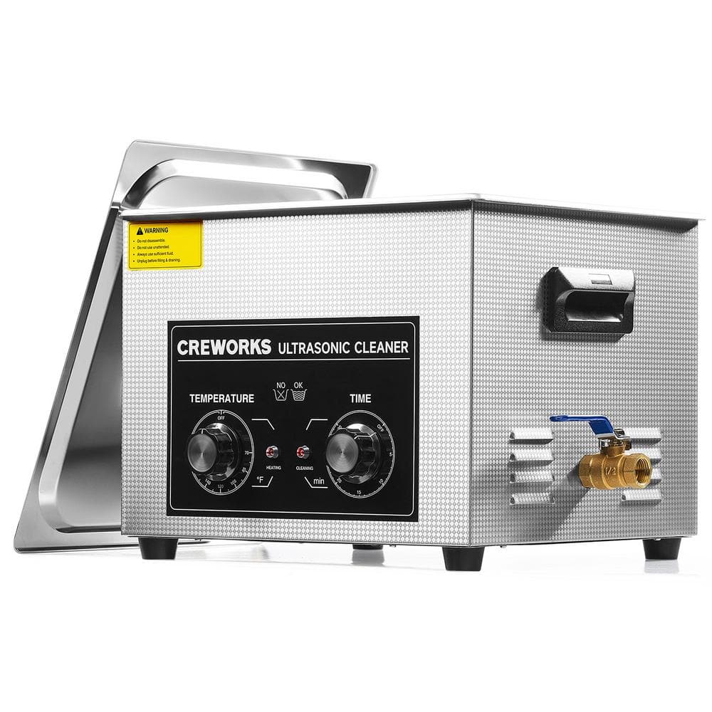 CREWORKS 15L Ultrasonic Cleaner with Heater and Timer, 360-Watt 4 gal ...