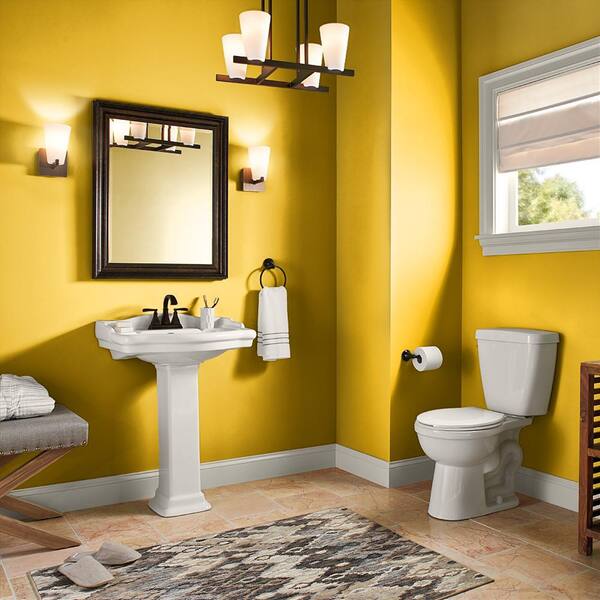BEHR ULTRA 1 qt. 340B 7 Empire Yellow Extra Durable Satin Enamel Interior Paint Primer 775304 The Home Depot