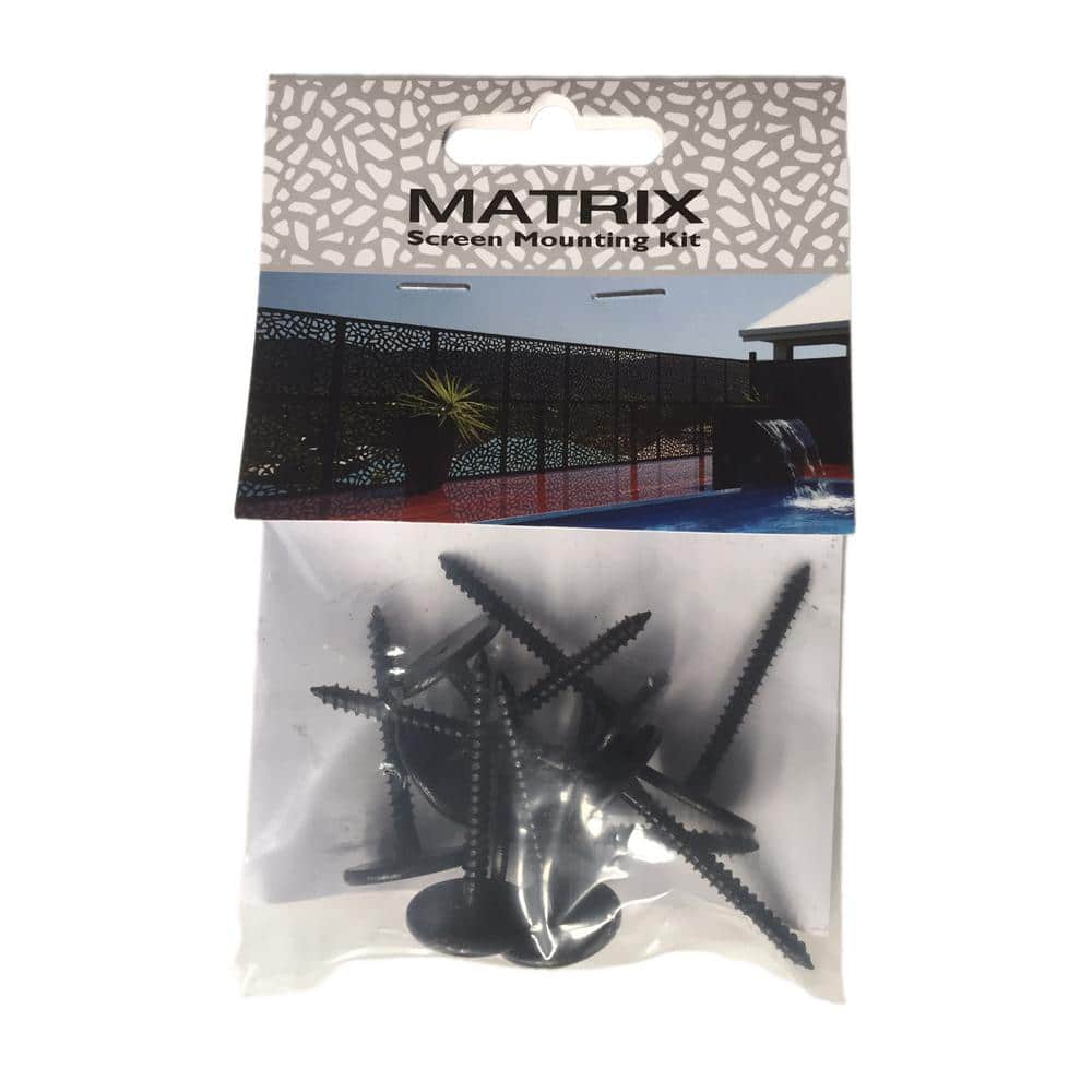 Matrix 10 Pack Mounting Screws B-SMK10-CH - The Home Depot