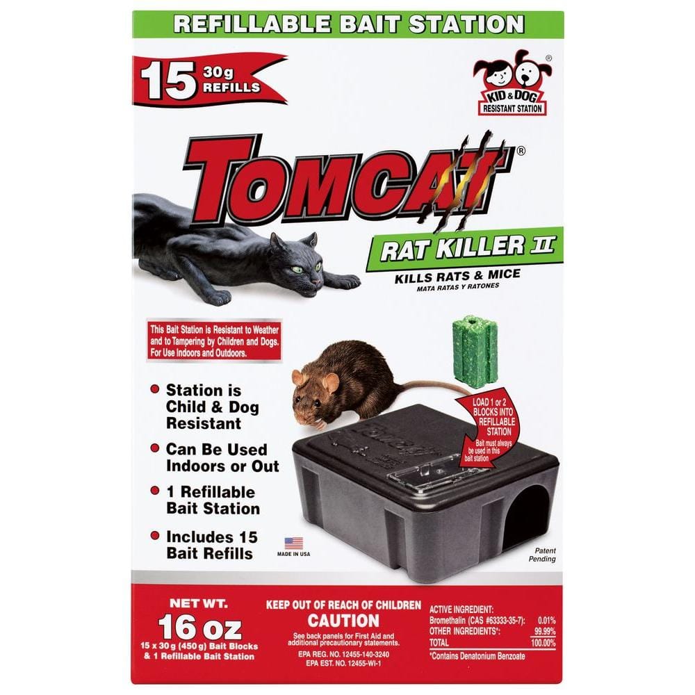 Reviews for TOMCAT Rat Killer Refillable Bait Station | Pg 1 - The Home ...