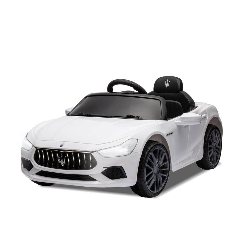 Zeus & Ruta 12-Volt Rechargeable Battery Powered Electric Car with 2 ...