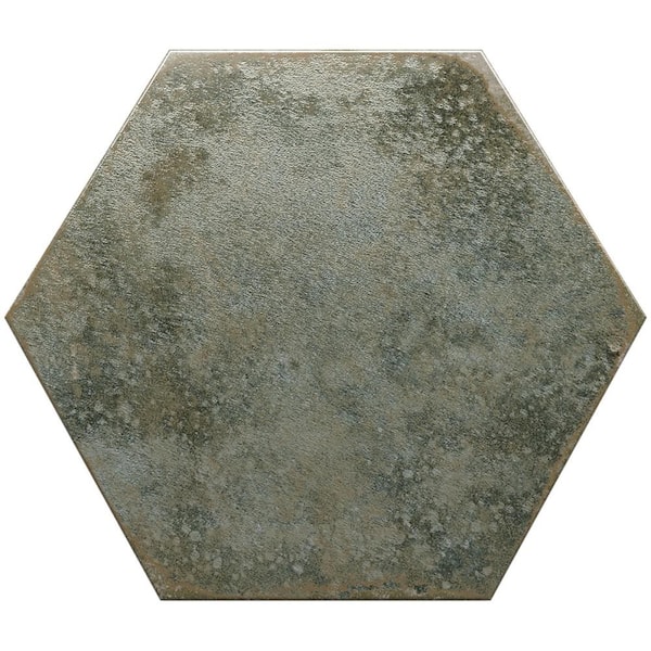 Reviews for Ivy Hill Tile Mandalay Hex Green 4 in. x 0.34 in. Polished ...