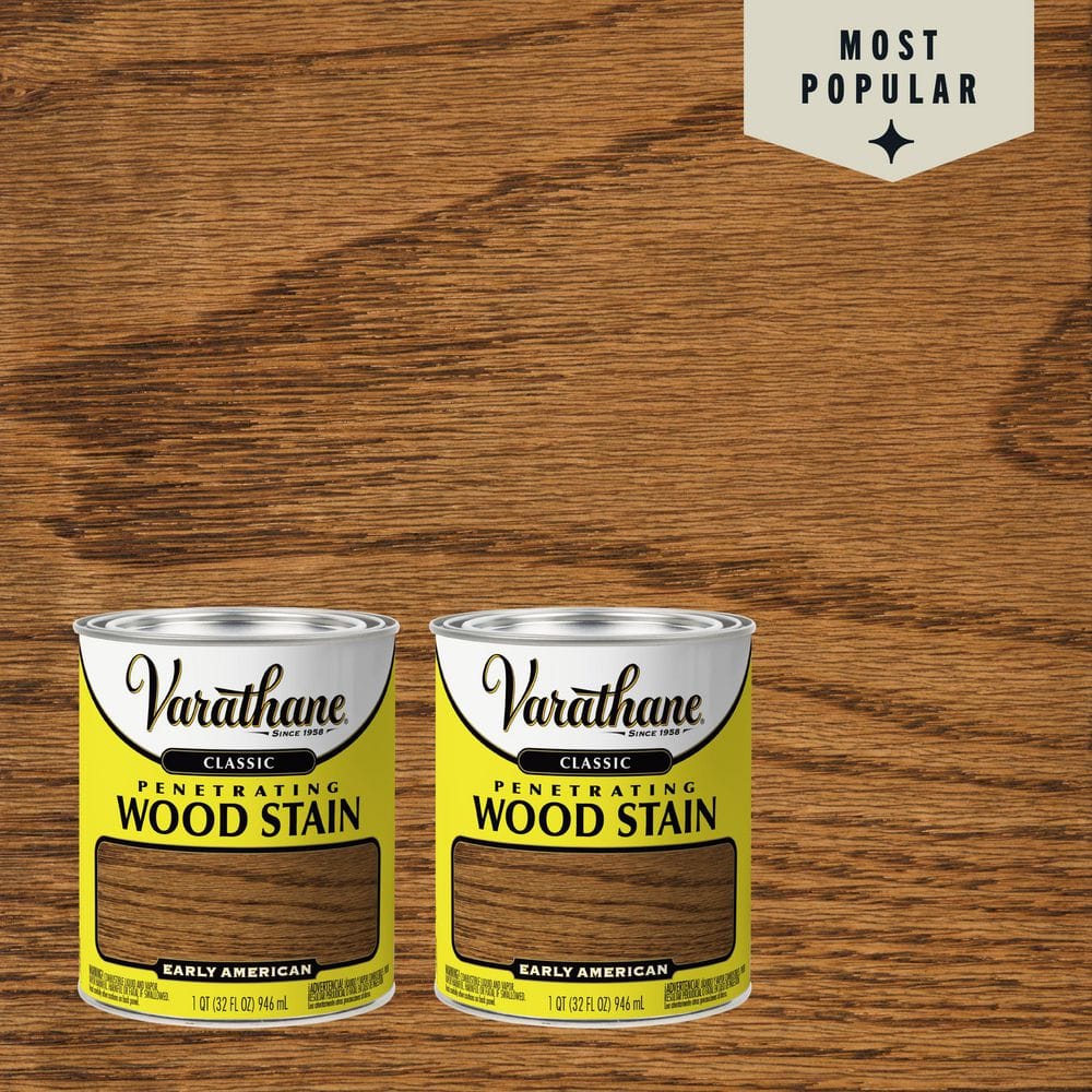 Varathane 1 Qt. Early American Classic Interior Wood Stain (2-Pack ...