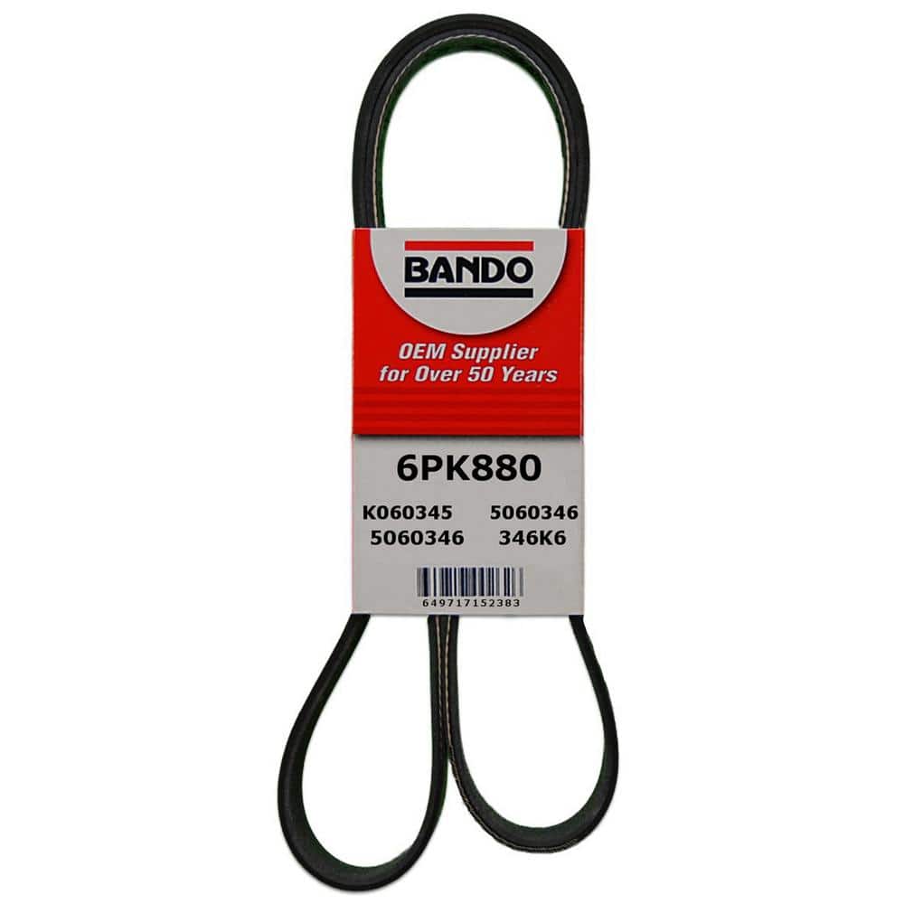 Bando Serpentine Belt - Main Drive 6PK880 - The Home Depot