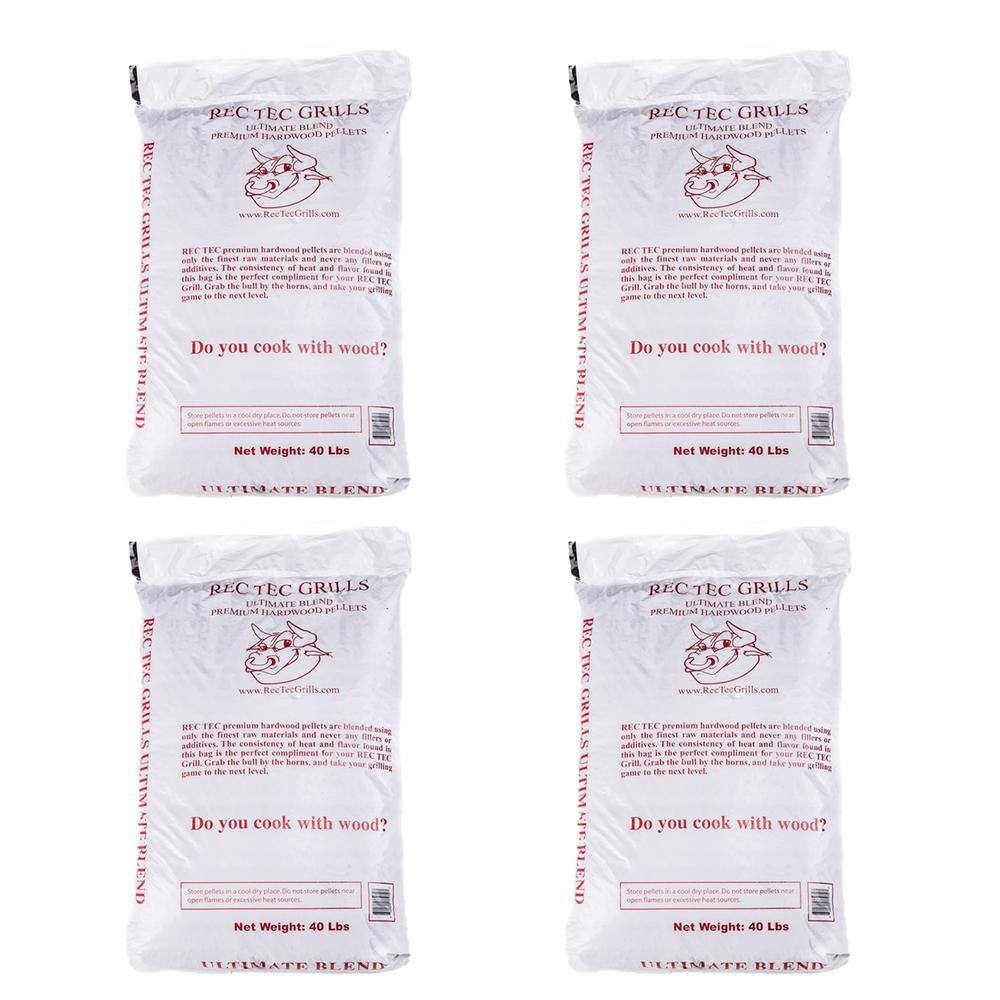 Rec Tec Grills 40 lbs. Bags Premium Hardwood Grilling Cooking Pellet ...