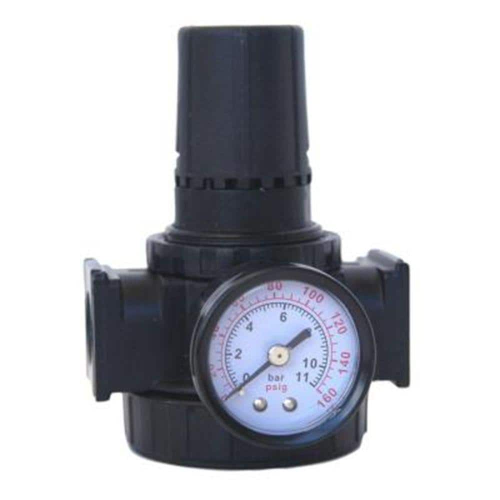 Husky 3/8 in. NPT Regulator with Gauge 24415HOM - The Home Depot