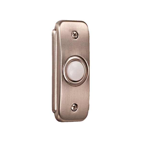 CRAFTMADE Wired Surface Mount Antique Brass Finish Doorbell Push Button ...