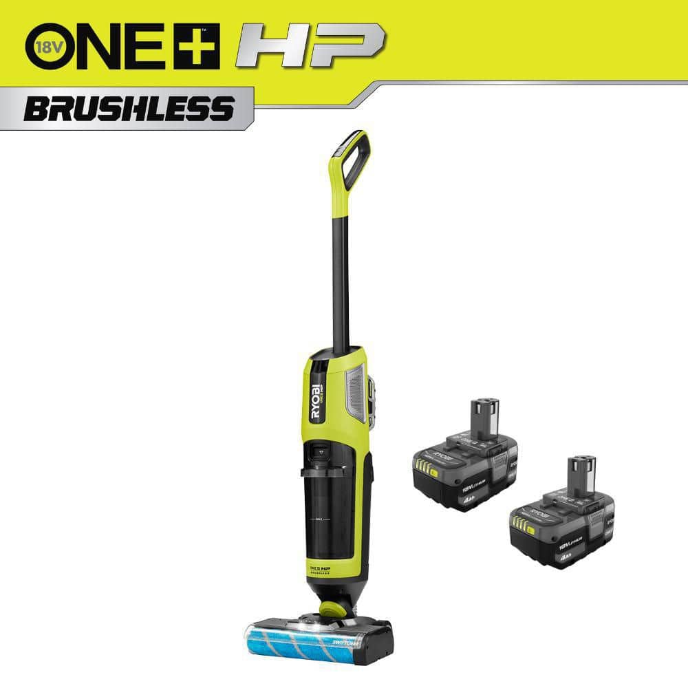 RYOBI ONE+ HP 18V Cordless SWIFTClean Wet/Dry Stick Mop and Vacuum with ...