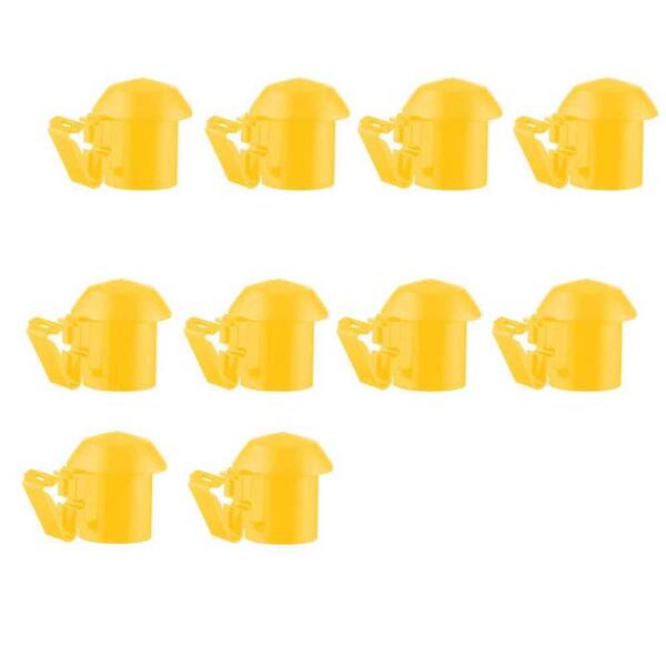 Terrui Fence Shock Yellow Safety Cap and Electric Fence Insulator (Set ...