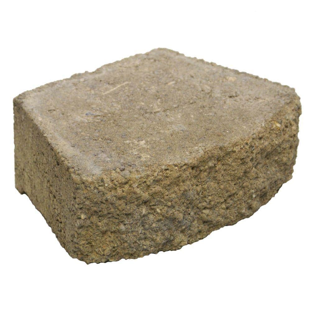 Mutual Materials 4 in. x 12 in. Charcoal Tan Concrete Wall Block ...