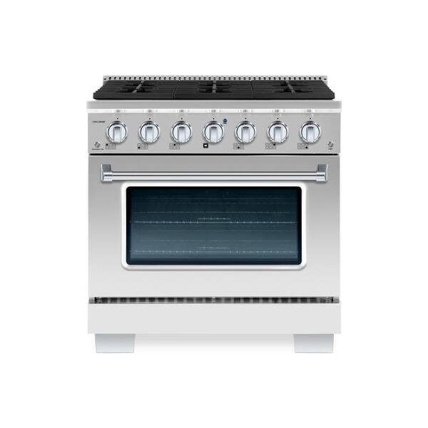 Hallman Stainless Steel Dual Fuel 40 Inch Italian Range at Keith Maxey blog