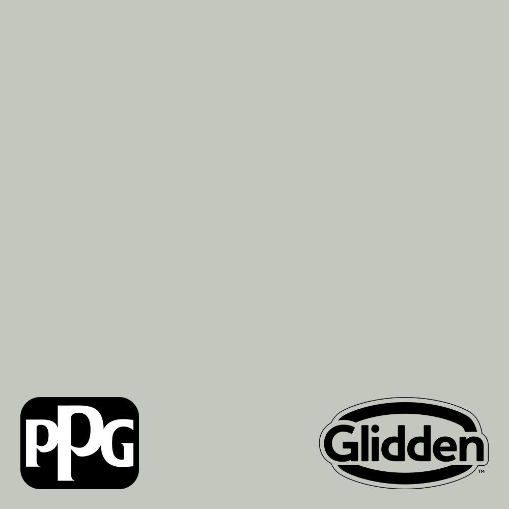 Glidden Premium 1 gal. PPG1033-3 Silent Storm Satin Interior Paint ...