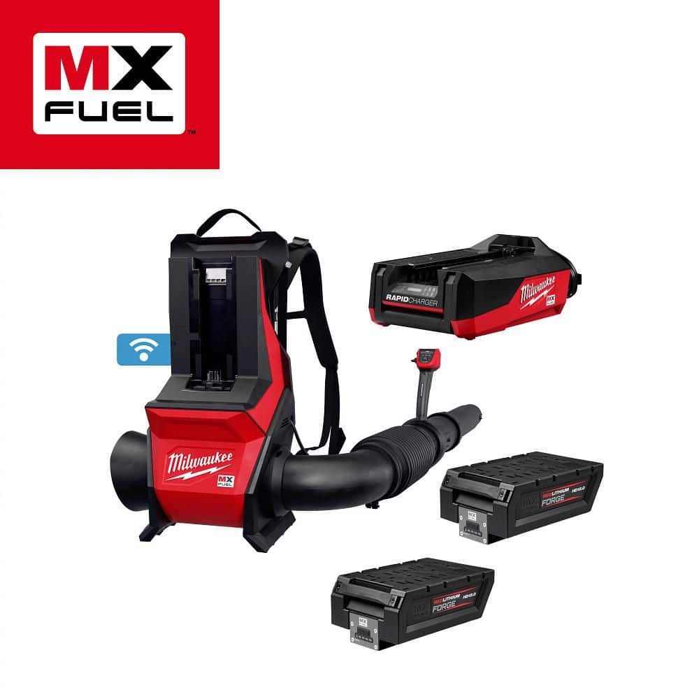 Milwaukee MX FUEL 190 MPH 800 CFM Brushless Cordless Battery Backpack ...