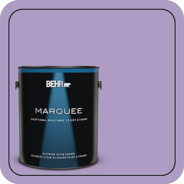 BEHR MARQUEE 1 gal. #M560-4 Evening Slipper Satin Enamel Exterior Paint ...