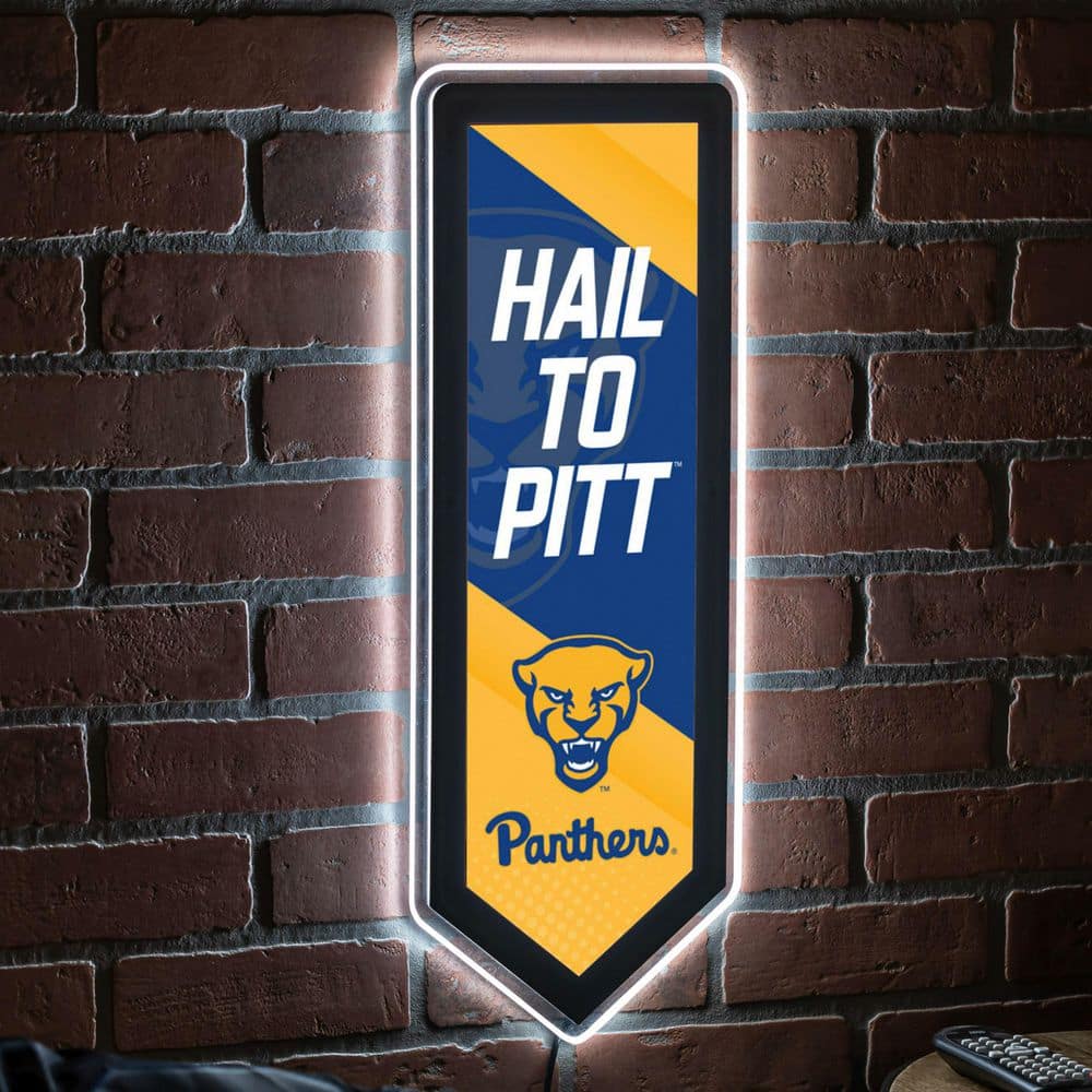 Evergreen University of Pittsburgh Pennant 9 in. x 23 in. Plug-in LED ...