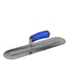 Bon Tool 20 in. x 5 in. Carbon Steel Round End Finishing Trowel with ...