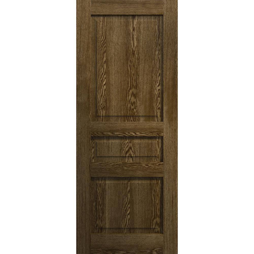 Sartodoors 30 in. x 80 in. Marble Oak Solid Wood Interior Door Slab ...