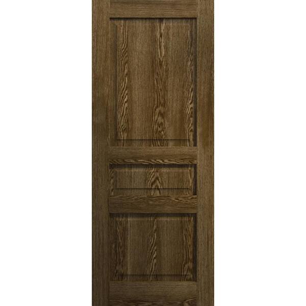Sartodoors 36 in. x 84 in. Marble Oak Solid Wood Interior Door Slab ...