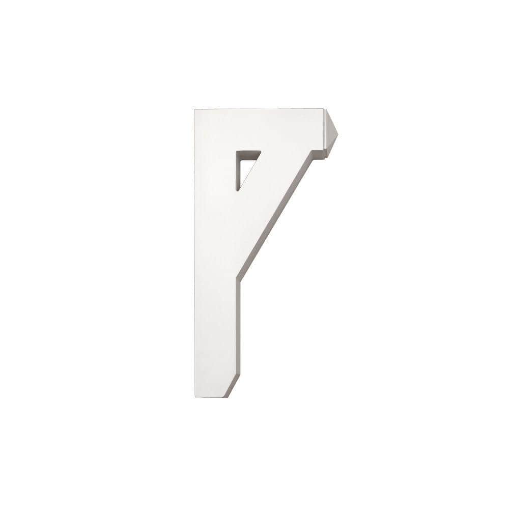 Fypon 12 in. x 3-1/2 in. x 24 in. Polyurethane Bracket Moulding ...