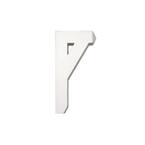 Fypon 12 in. x 3-1/2 in. x 24 in. Polyurethane Bracket Moulding BKT12X24X3