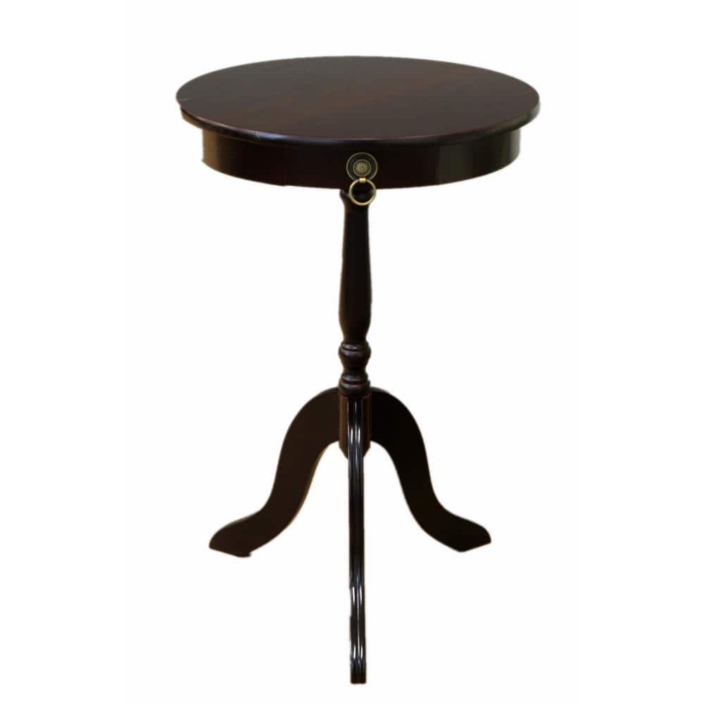 Homecraft Furniture Espresso End Table RVMH309 - The Home Depot