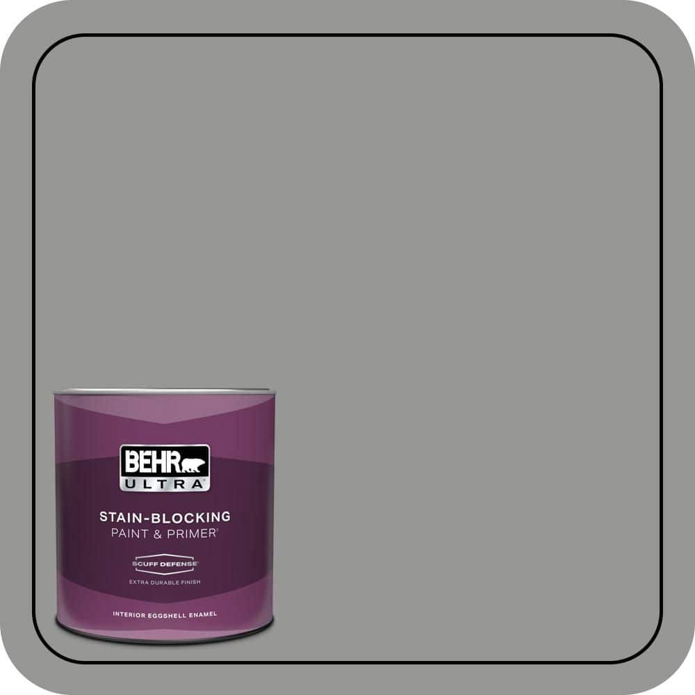BEHR ULTRA 1 qt. #PPU24-19 Shark Fin Extra Durable Eggshell Enamel ...