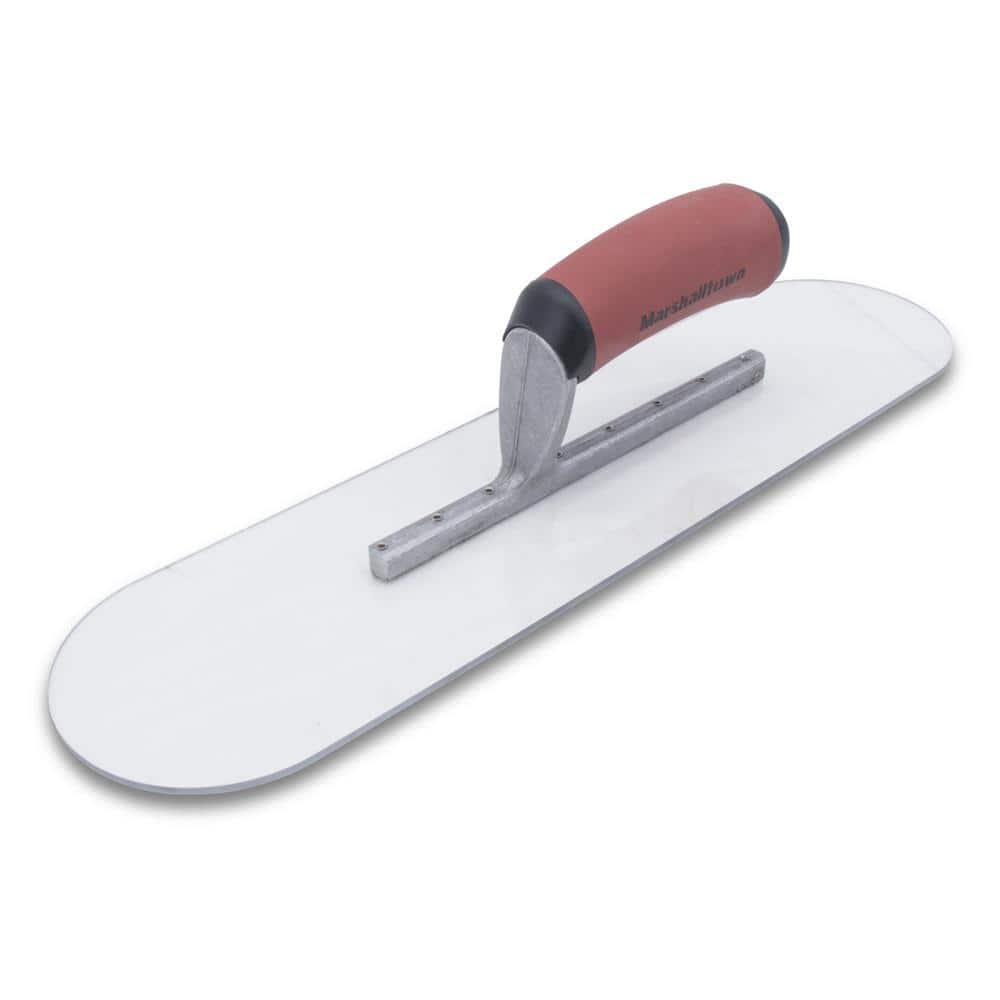 MARSHALLTOWN 16 in. x 4 in. Plastic Pool Trowel - DuraSoft Handle ...