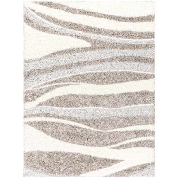 Livabliss Nomadic Alabaster Abstract 8 ft. x 10 ft. Indoor Area Rug ...