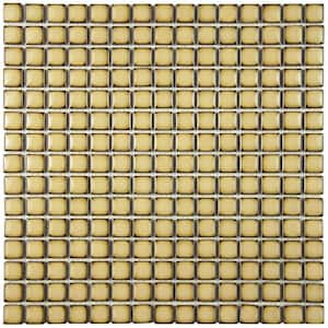Merola Tile Hudson Edge Grey Eye 6 in. x 6 in. Porcelain Mosaic Take ...