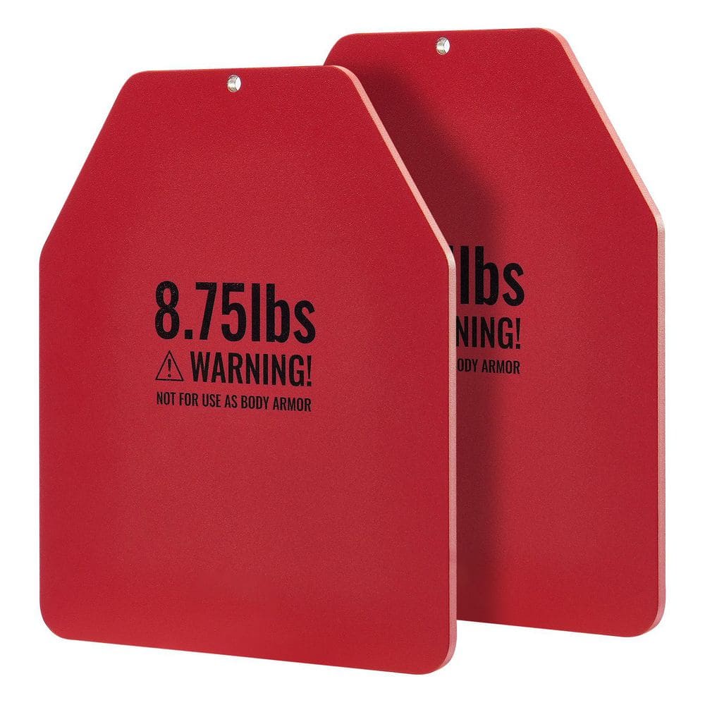 VEVOR Weight Vest Plates 8.75 lbs. Pairs Premium Steel Weighted plates ...