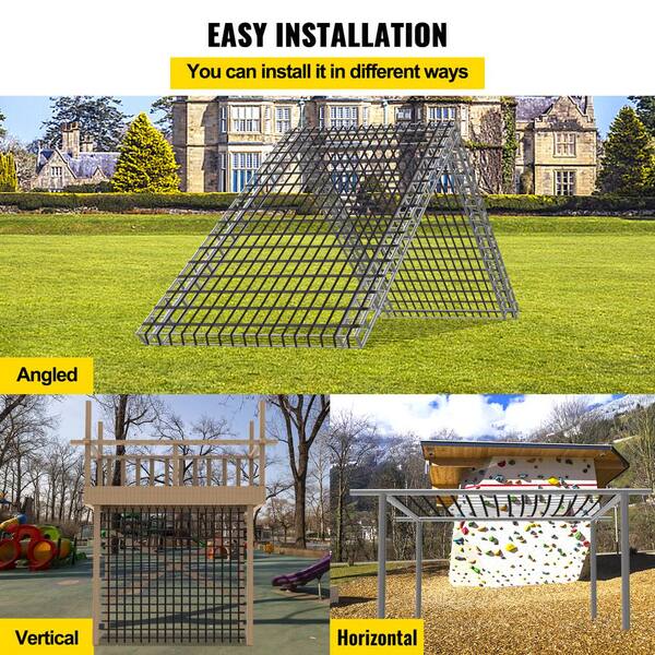 Cargo Net Climbing Outdoor 12 x 12 ft. Playground | Ubuy Nepal