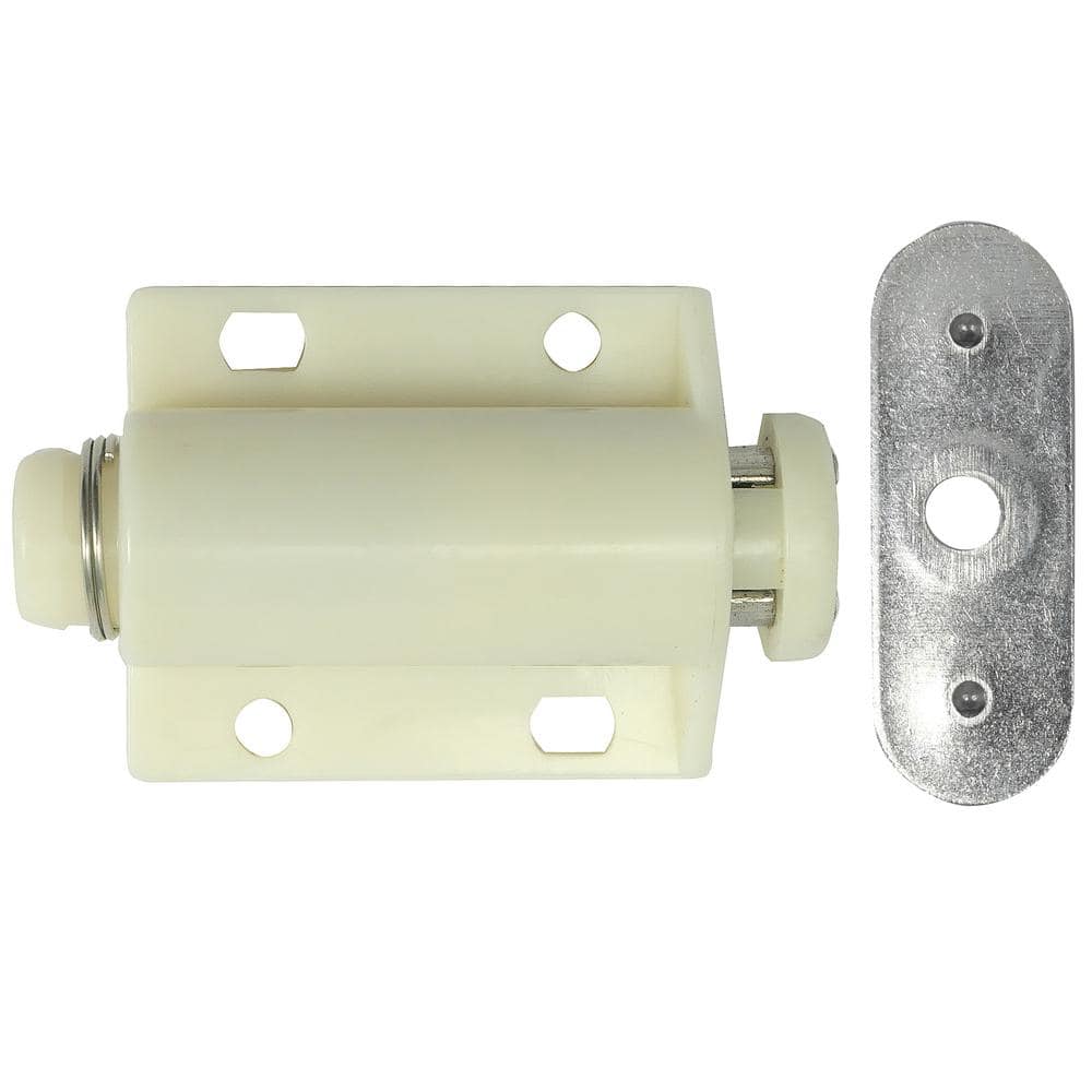 Laurey White Touch Latch Cabinet Latch (25-Pack) 04642-25 - The Home Depot
