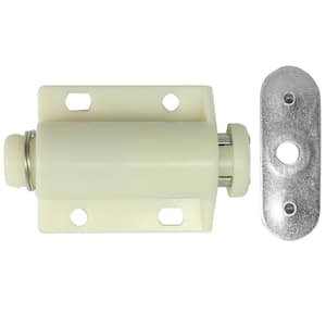 HICKORY HARDWARE Catches 7/8 in. (22 mm) White Magnet Touch Catch (25 ...