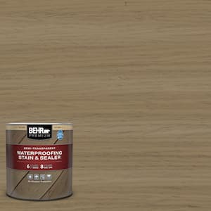 BEHR PREMIUM 1 qt. #ST-152 Red Cedar Semi-Transparent Waterproofing ...