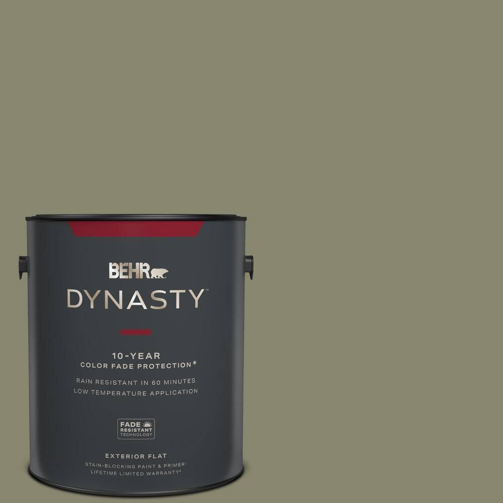 Reviews for BEHR DYNASTY 1 gal. #400F-6 Grasshopper Wing Flat Exterior ...