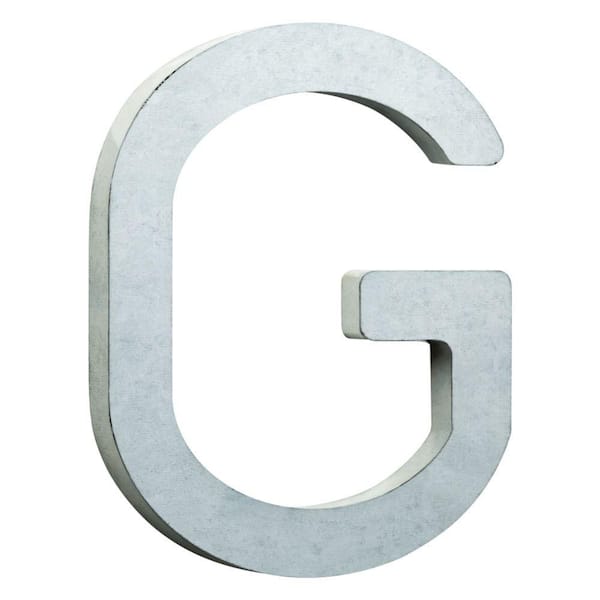 Liberty 8 in. Vintage Style Galvanized Steel Letter G HDCB-G - The Home ...